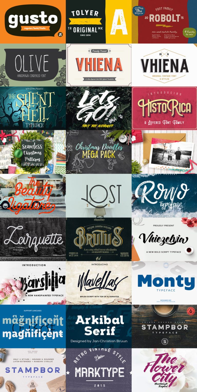 Outstanding Fonts & Graphics - Thefancydeal